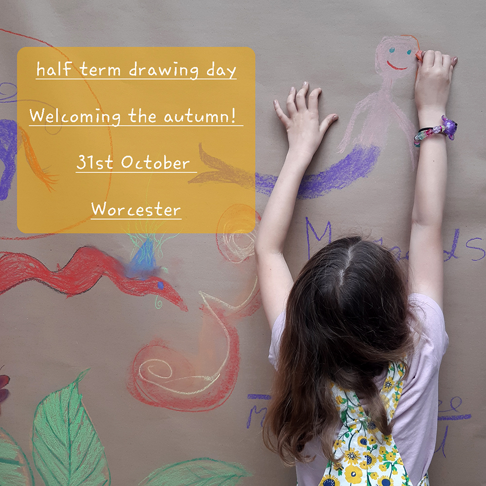 HALF-TERM 'DRAWING TOGETHER' FUN DAY WITH SARAH GOUDIE - The Artery Studios